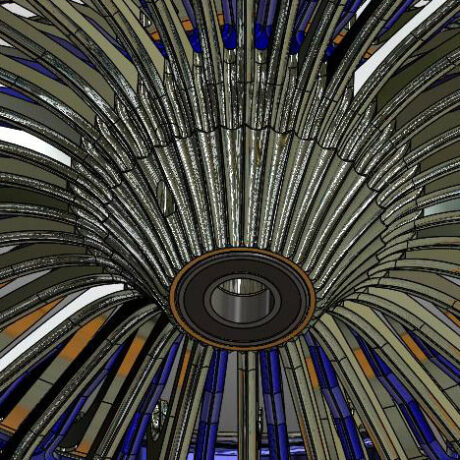 36-72 Diamond Cut Multi-Spoke Custom Motorcycle Wheel